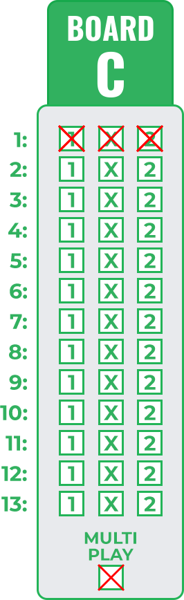 Sportstake 13 Tips. Midweek and Weekend Predictions